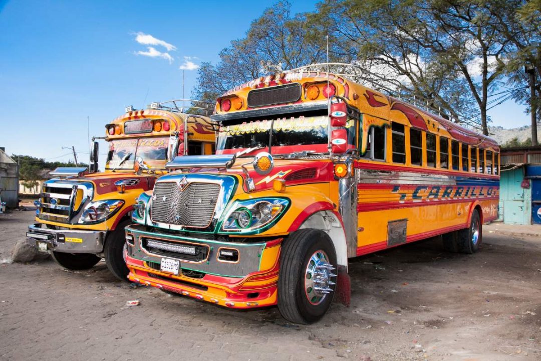 The Famous Chicken Buses of Guatemala